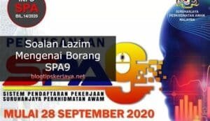 Soalan Lazim Mengenai Borang SPA9
